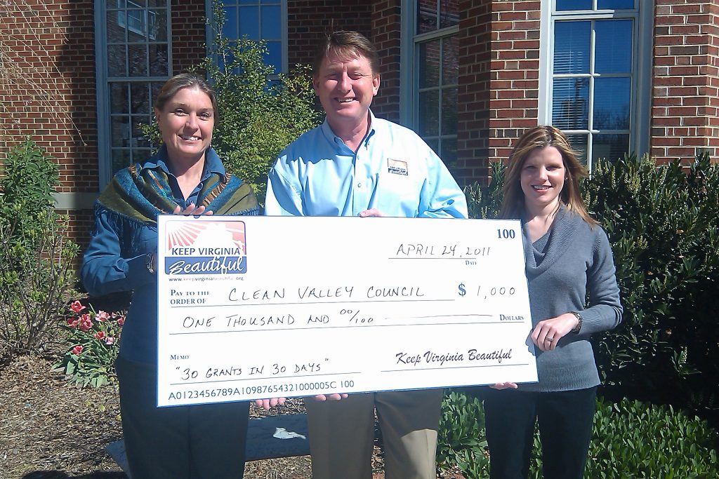 Clean Valley Council WINS $1,000 for Recycling! Keep Virginia Beautiful