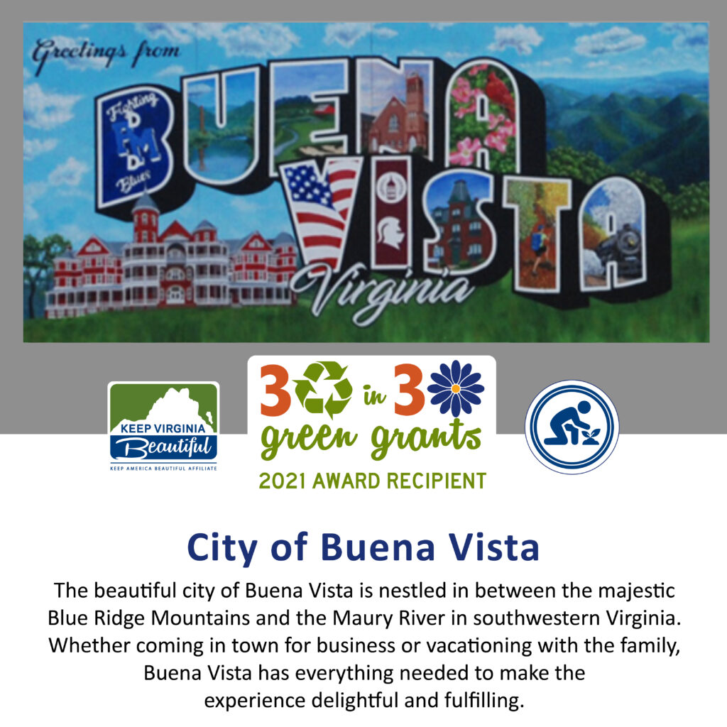 Buena Vista is Awarded $1,000 Grant - Keep Virginia Beautiful