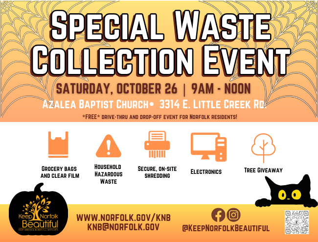 SPECIAL WASTE COLLECTION EVENT - Keep Virginia Beautiful